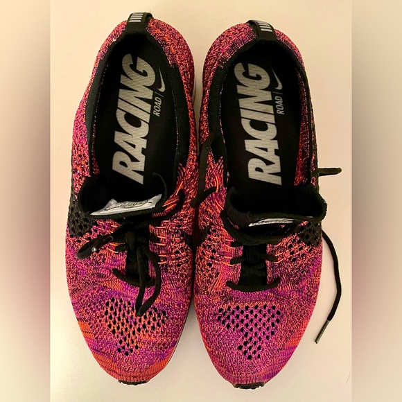 Nike | Shoes | Og Nike Flyknit Racer Acai Berry Rare Issue 25 Unisex Us ...